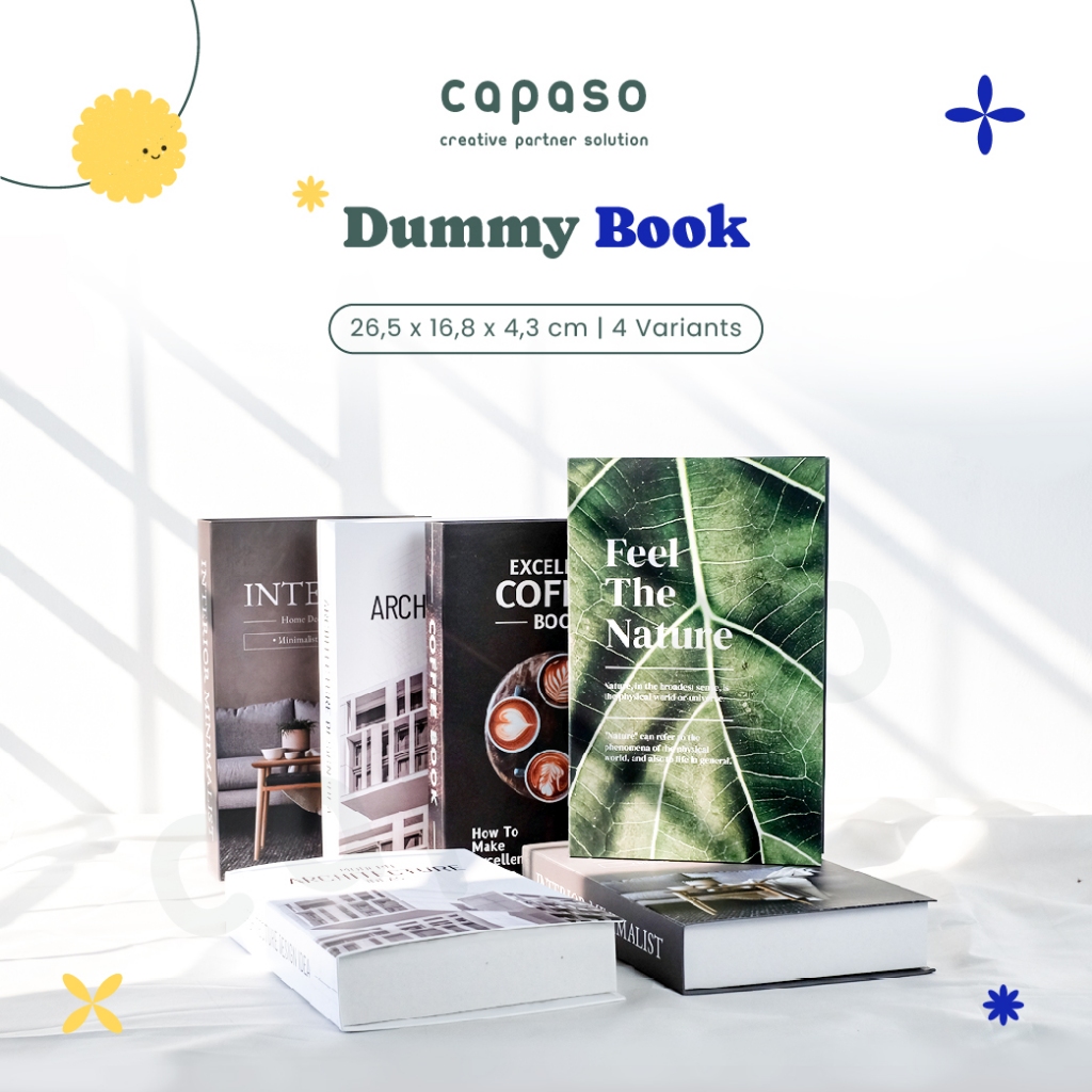 Jual Buku Dekorasi / Dummy Book / Hiasan Meja / Aesthetic Book Display ...
