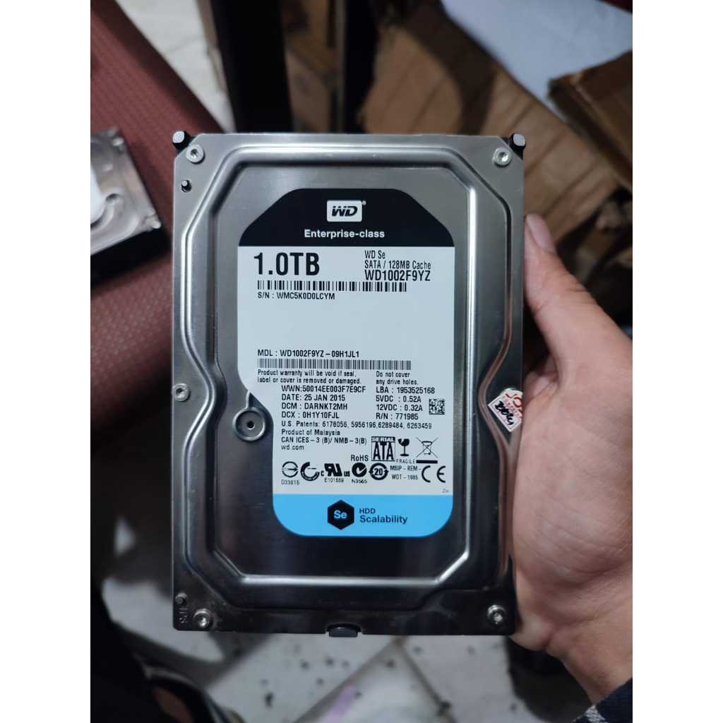 Jual hdd harddisk wd caviar black 1tb sata 3,5inch Garansi Toko 1 Tahun ...