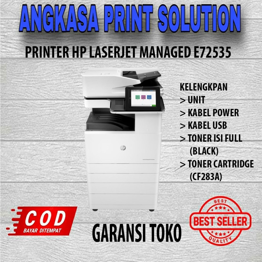 Jual Printer HP Laserjet mfp E72535 | Shopee Indonesia