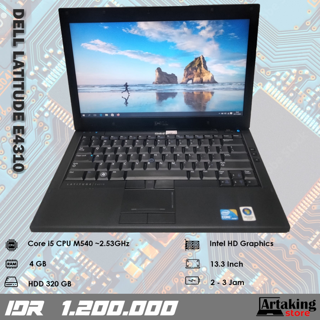Jual Dell Latitude E4310 - Core i5 - Ram 4 GB - Normal Siap Pakai ...