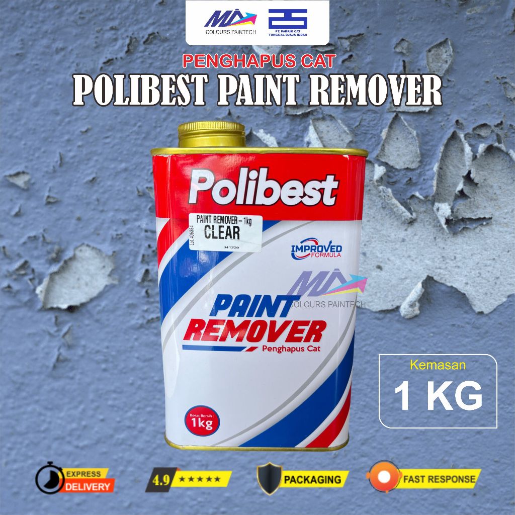 Jual POLIBEST PAINT REMOVER PENGHAPUS CAT 1 KG | Shopee Indonesia
