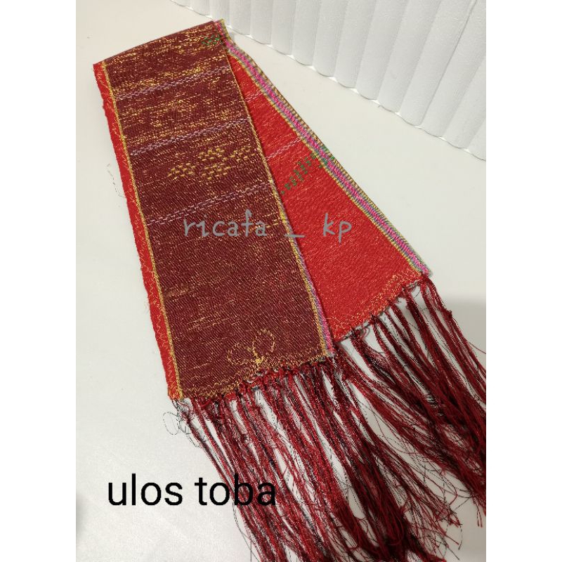 Jual ulos toba - ulos sadum batak - ulos batak merah | Shopee Indonesia