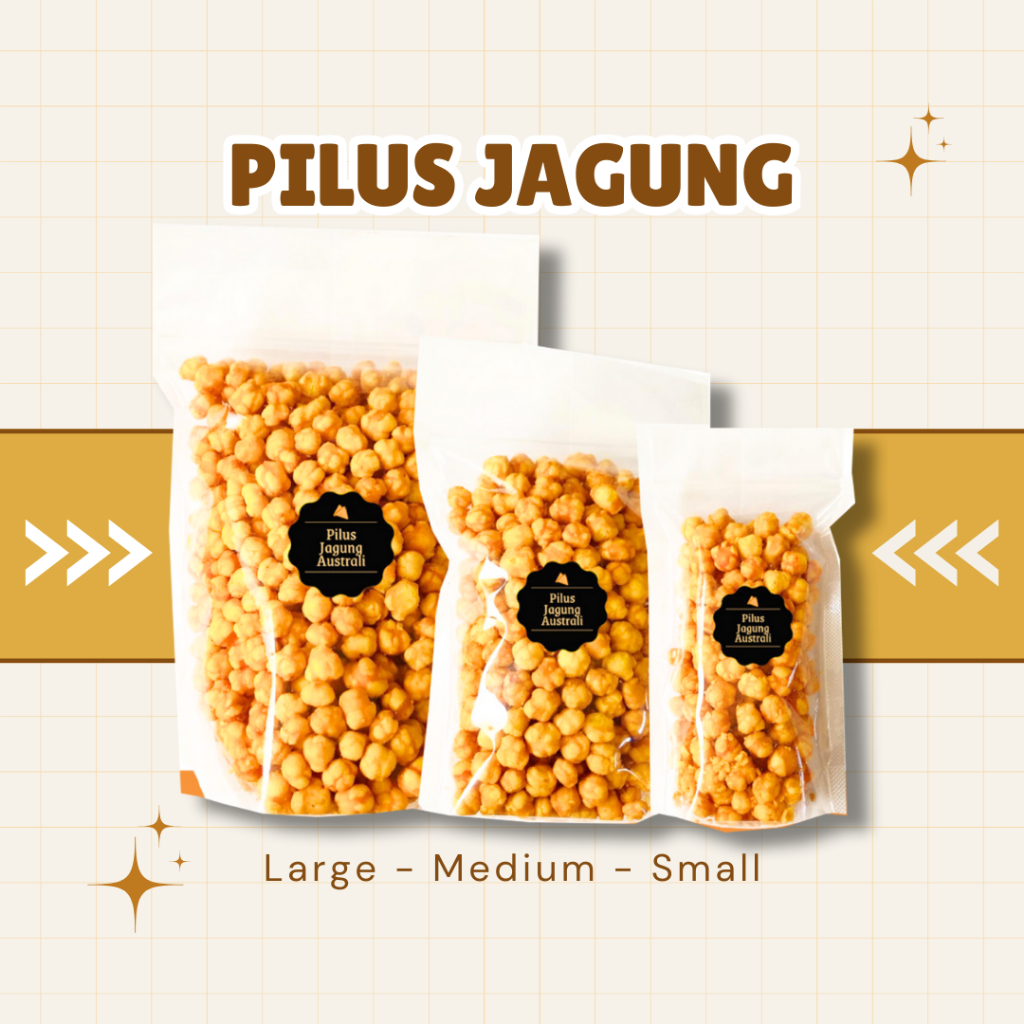 Jual [DELISH SNACKS] Pilus Jagung Australia / Snack Cemilan Camilan ...