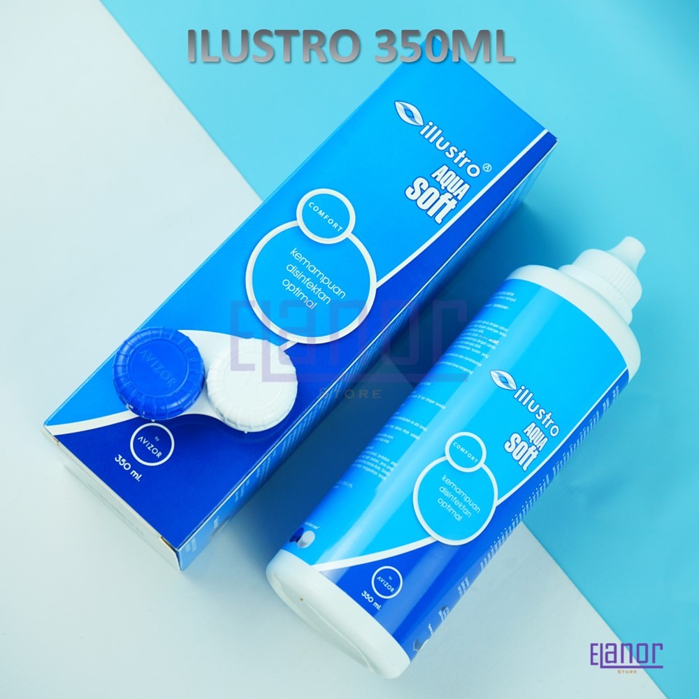 Jual CAIRAN SOFTLENS AQUASOFT 350 ML BY ILLUSTRO | Shopee Indonesia