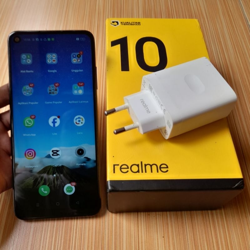 Jual Hp Realme 10 Ram 8/256Gb Fulset Komplit | Shopee Indonesia