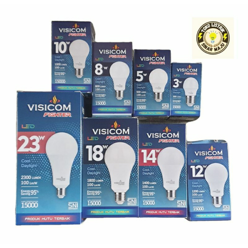 Jual Lampu Led Visicom Bulp | Shopee Indonesia