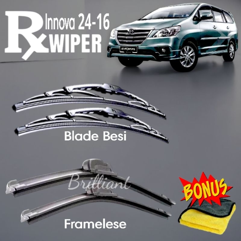 Jual RX Wiper Kipas Kaca Depan - Khusus Innova | Shopee Indonesia