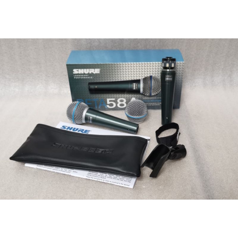 Jual Mic SHURE BETA 58A Vocal Microphone | Shopee Indonesia