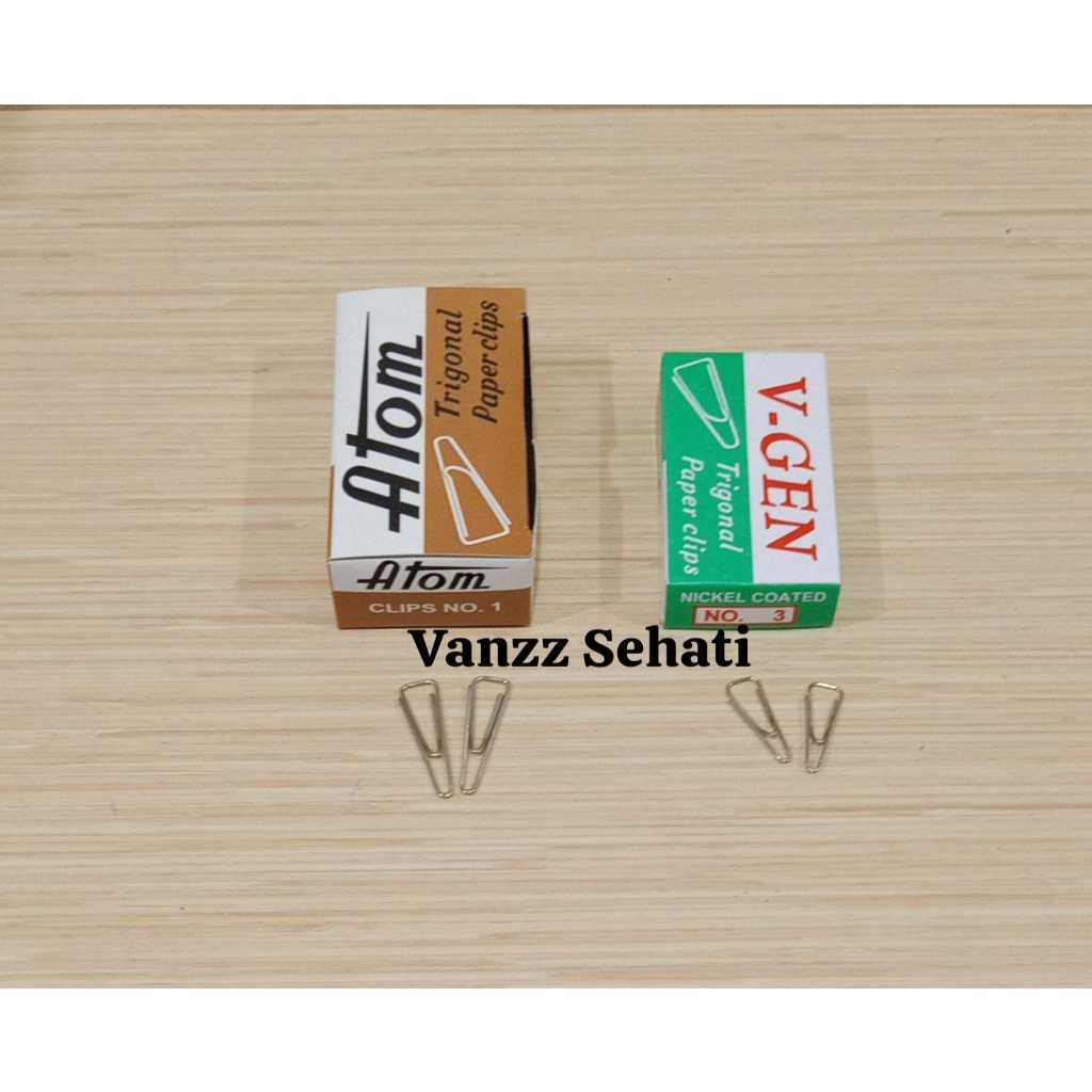 Jual Penjepit Kertas / Paper Clip / Penjepit Kertas Kawat Segitiga ...