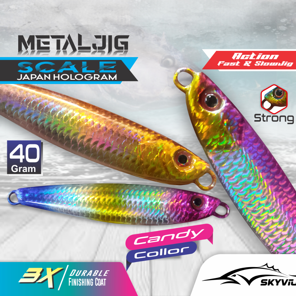 Jual Umpan Metal Jig 40 Gram Jig Killer 40g Casting Lure Jigging Murah 40g Lure Laut | Shopee ...