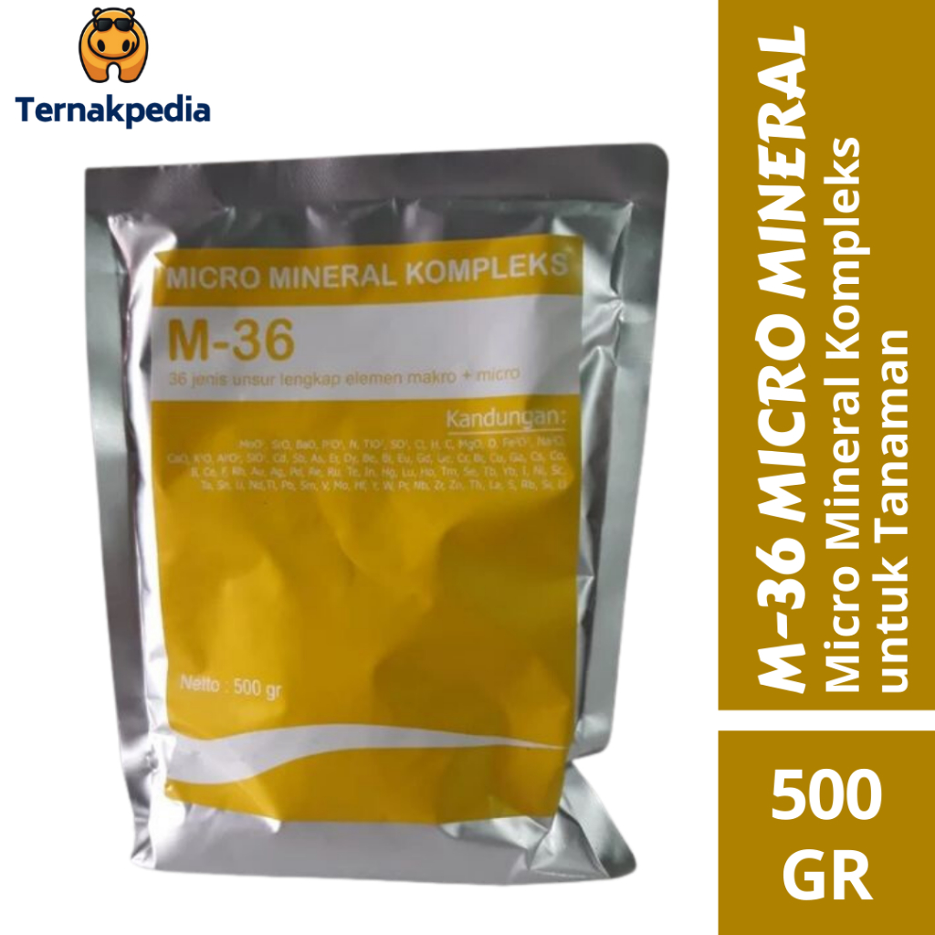 Jual Micro Mineral Kompleks Untuk Tanaman 500 gram - M36 Micro Mineral ...