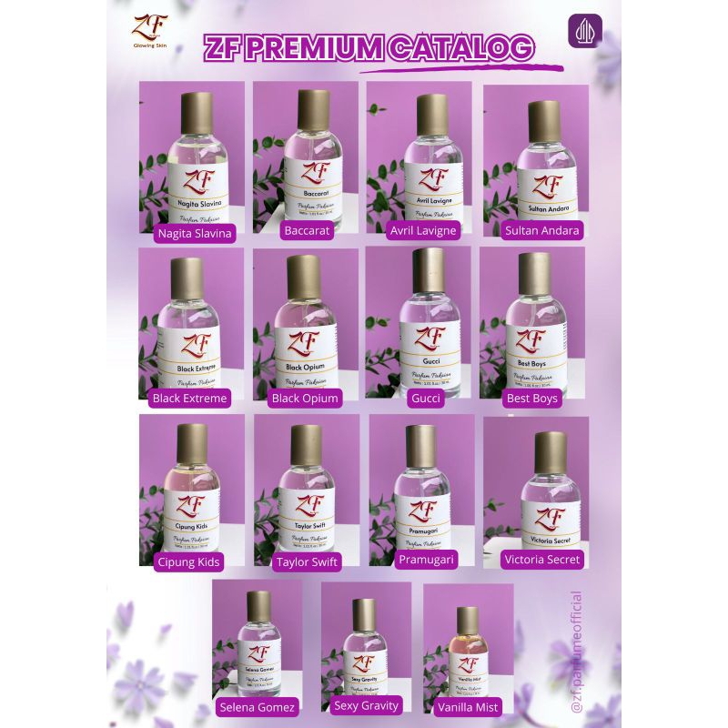Jual ZF PARFUME GLOWINGSKIN PREMIUM | EAU DE PARFUME | HARGA MURAH ...