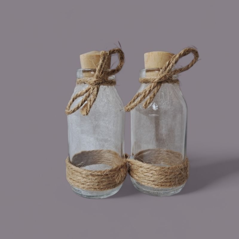 Jual botol kaca vas bunga botol kaca souvenir botol kaca estetik ...