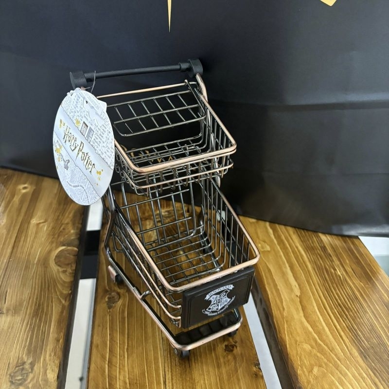 Jual Miniso x Harry Potter Trolley Hogwarts 2 Tier Rolling Cart ...