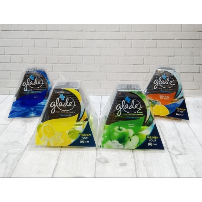 Jual GLADE DIAMOND SPRING AIR FRESHENER 80 ML / PENGHARUM MOBIL - GLADE ...