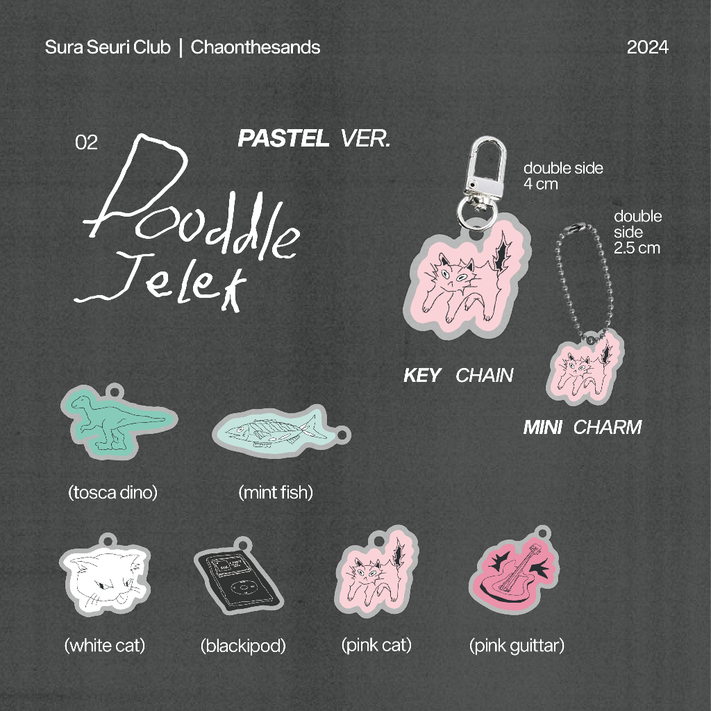 Jual DOODLE JELEK Keychain & Charm (PELUNASAN) | Shopee Indonesia