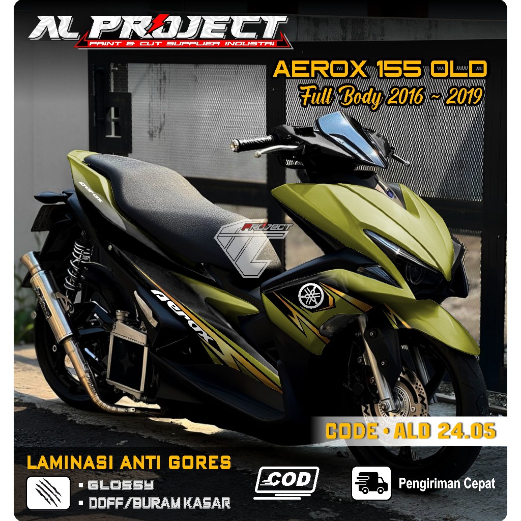 Jual Decal AEROX Old Full body - Sticker Dekal Yamaha Aerox 155 Old ...
