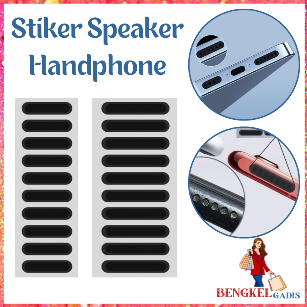 Jual BG STIKER PENUTUP LUBANG SPEAKER ANTI DEBU ISI 10 PCS STICKER ...
