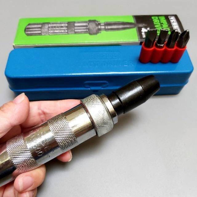 Jual NEW TEKIRO OBENG GETOK SET 5PCS OBENG KETOK PUTAR PLUS MATA OBENG ...