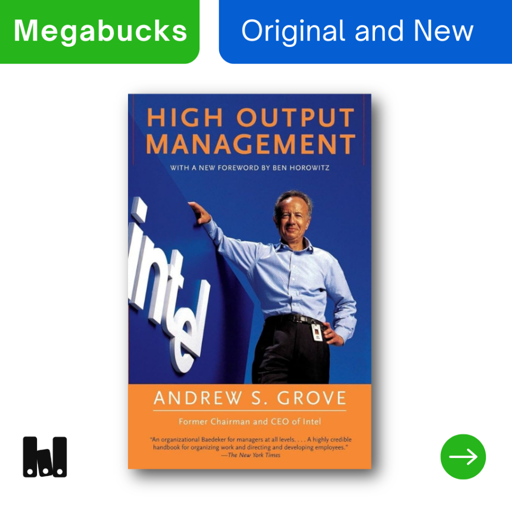 Jual (Vintage Books) High Output Management by Andrew S. Grove Original ...