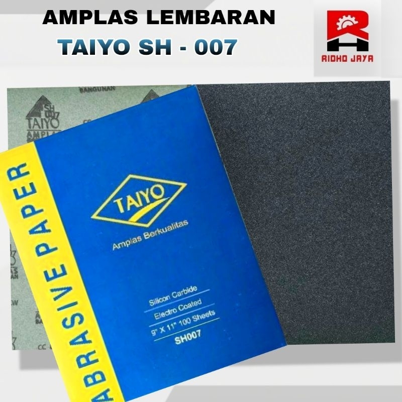 Jual Amplas Lembaran TAIYO Grit 80 100 120 150 240 400 800 1000 1200 ...