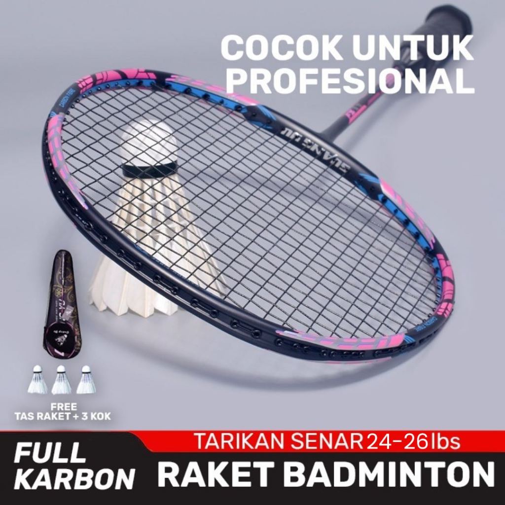 Jual BBAK Raket Badminton Carbon Set Original Olahraga Tepok Bulu XTRA SHUTTLECOCK | Shopee ...