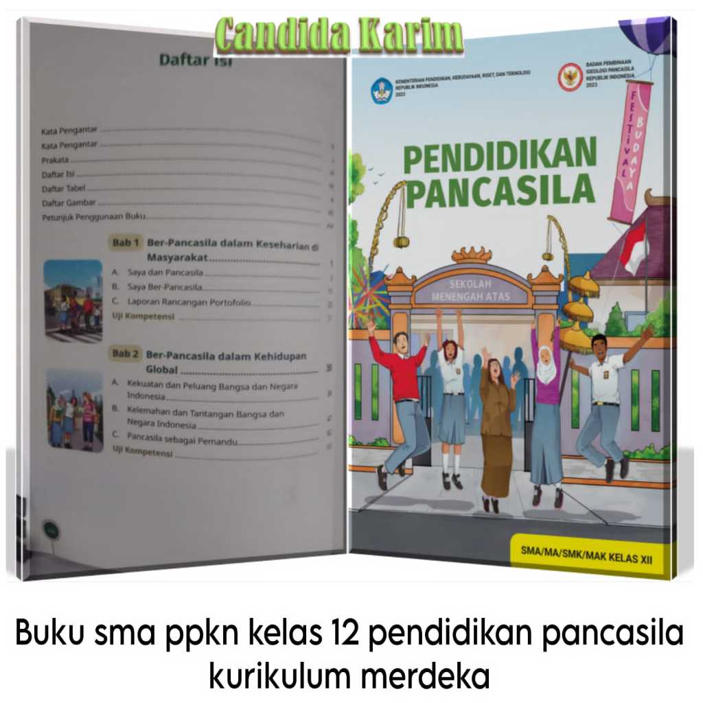 Jual Buku sma ppkn kelas 12 3 XII pendidikan pancasila kurikulum merdeka | Shopee Indonesia
