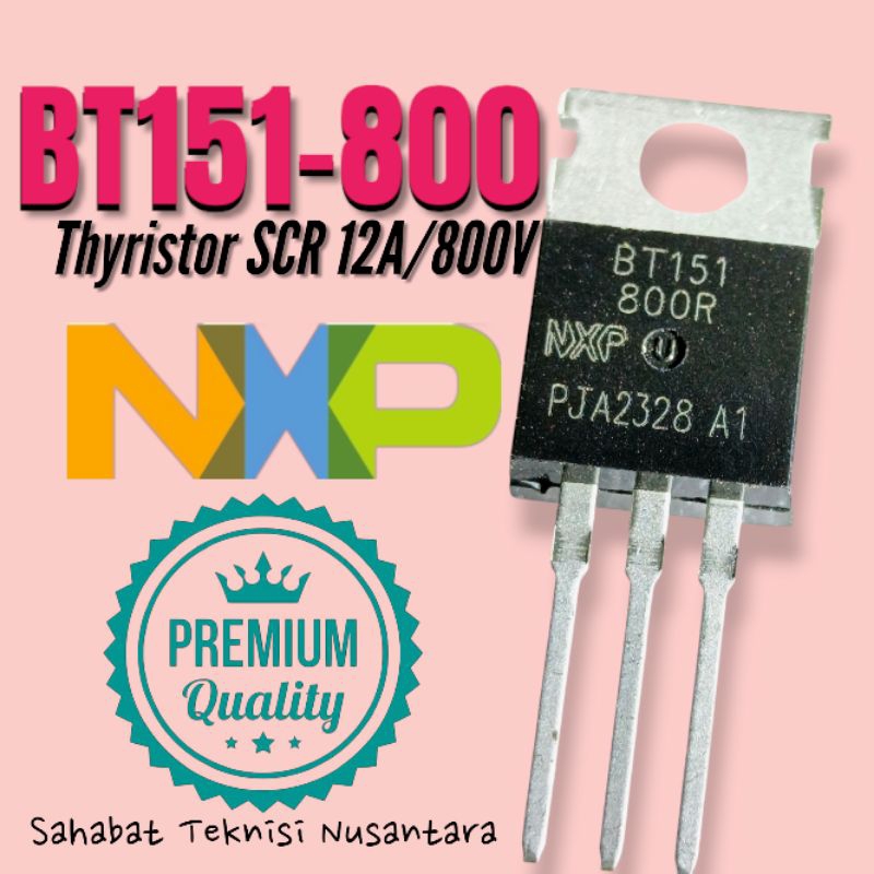 Jual SCR BT151 - 800 Thyristor SCR BT151-800 SCR 12A/800V | Shopee ...