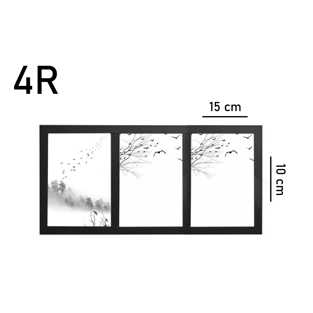 Jual CETAK+Bingkai Minimalis 4R ISI 3 ( 3 x 10cm x 15 cm ) | Shopee ...