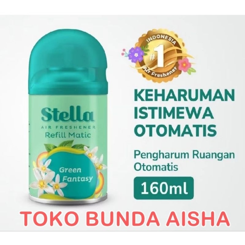 Jual STELLA Refill Matic Green Fantasy 160ml | Shopee Indonesia