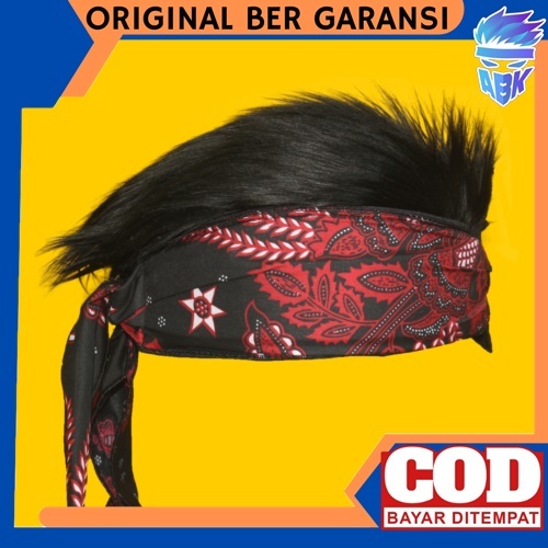 Jual iket sunda Original ABK udeng rambut palsu pria | Shopee Indonesia