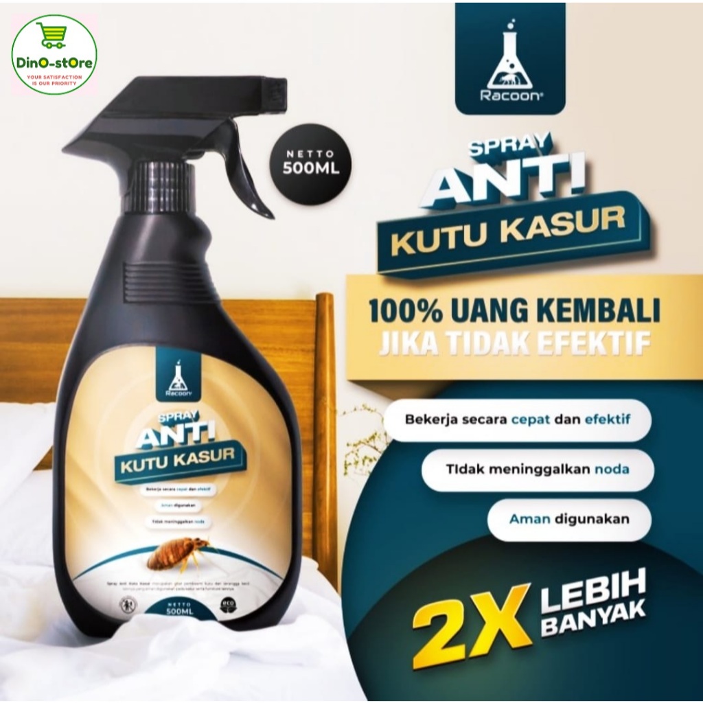 Jual Racoon Bed Bugs Spray Obat Semprotan Pembasmi Anti Tungau Kutu ...