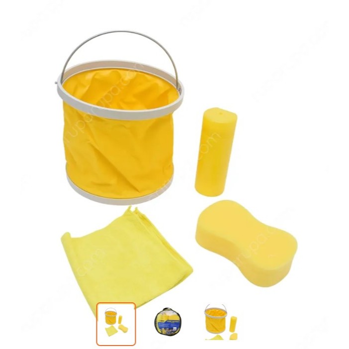 Jual Peralatan Cuci Mobil - Kuning Proclean Set 4 Pcs | Shopee Indonesia