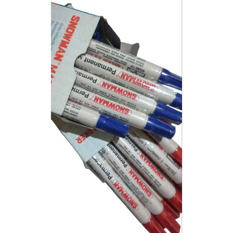 Jual Spidol Snowman Whiteboard marker BG-12 Boardmark dan permanent ...