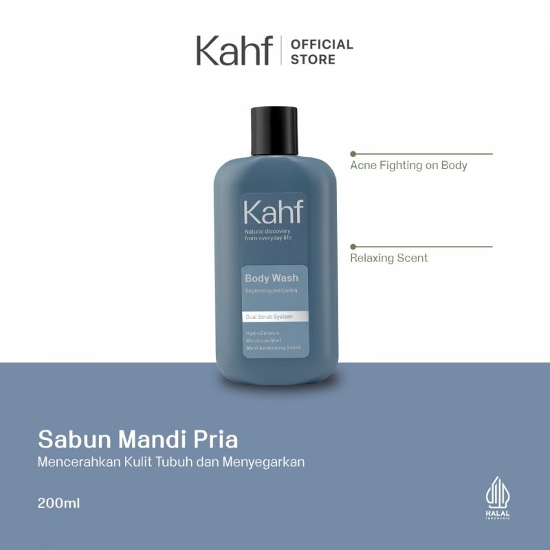 Jual Kahf Body Wash sabun badan pria 200 ml | Shopee Indonesia