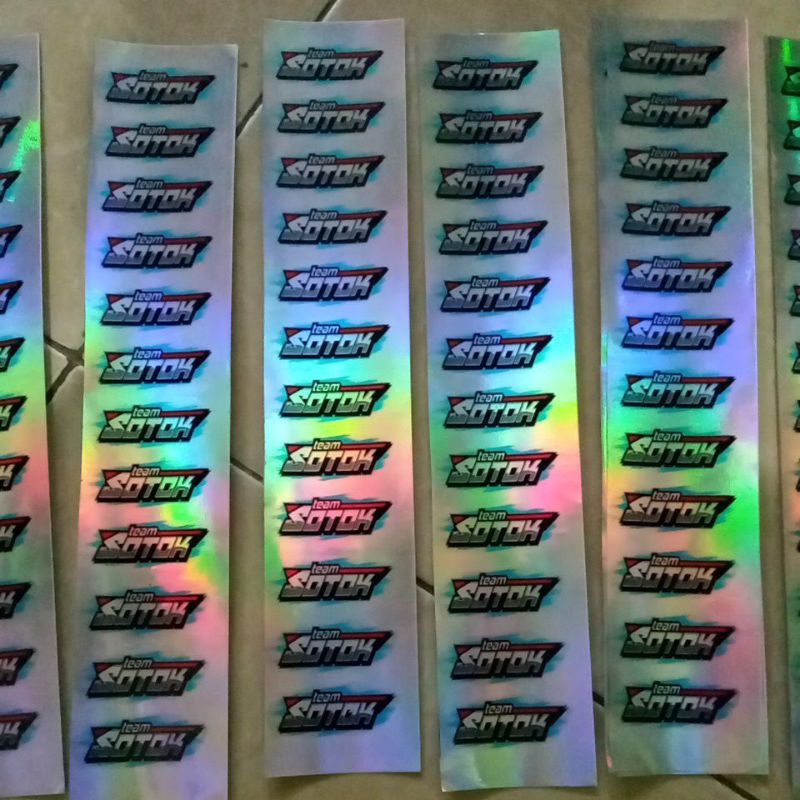 Jual STIKER TEAM SOTOK ISI 12 BIJI | STIKER HOLOGRAM | STIKER PACK ...
