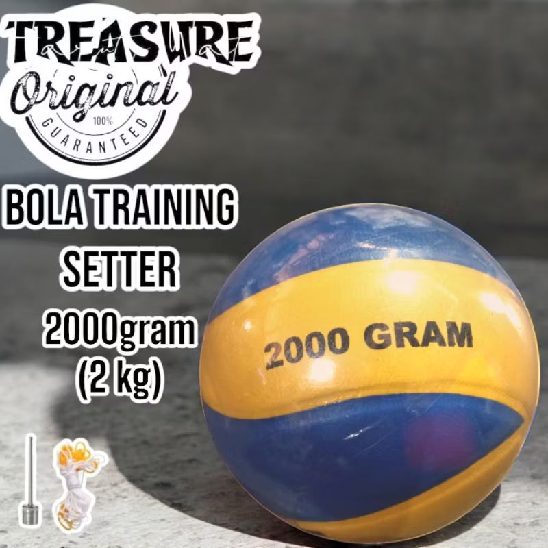 Jual bola voli treasure bola volley training setter 2000gram (2kg) bola ...