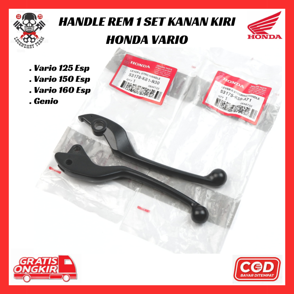 Jual Handle Rem Kanan Kiri Honda Vario 125 Esp - Vario 150 Esp - Vario ...