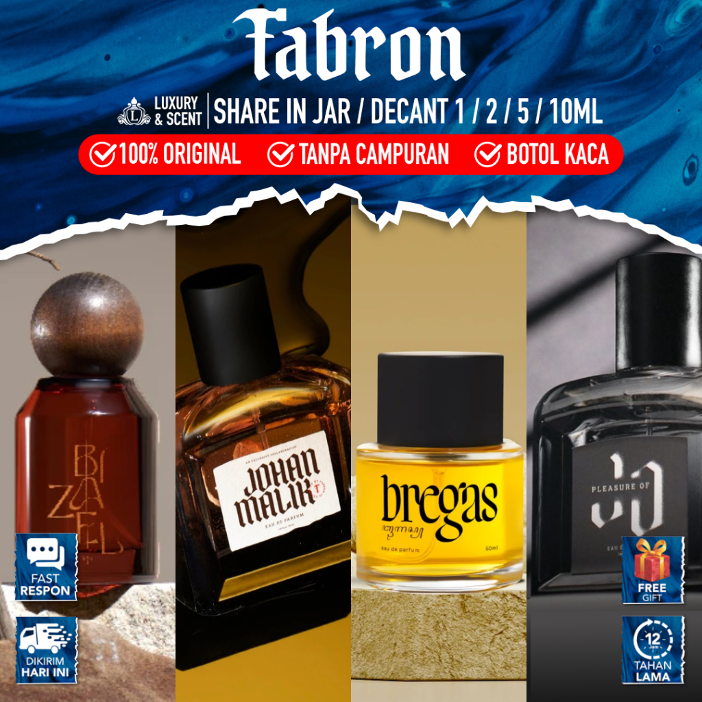 Jual DECANT FABRON FRAGS PARFUM (SHARE IN JAR) NUMA NEW Travel Size 1/2 ...