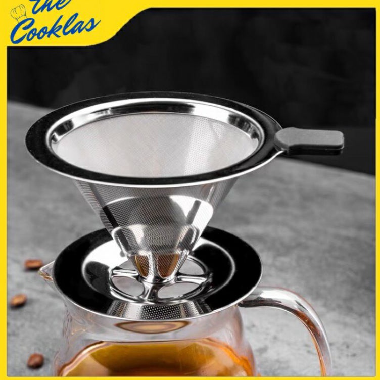 Jual Penjualan Ekonomis Paperless V6 Coffee Dripper Stainless Steel ...