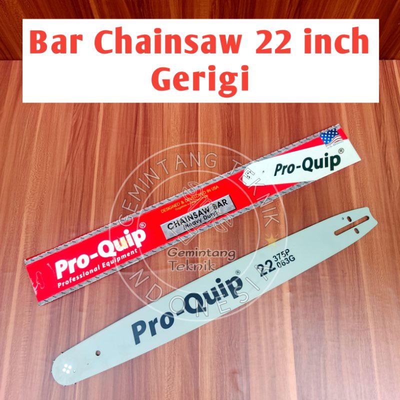 Jual Bar Senso 22 Inch Baja 38 Mata 5800 / Bar Chainsaw 22 Inch Baja 38 Mata Merk PRO-QUIP ...