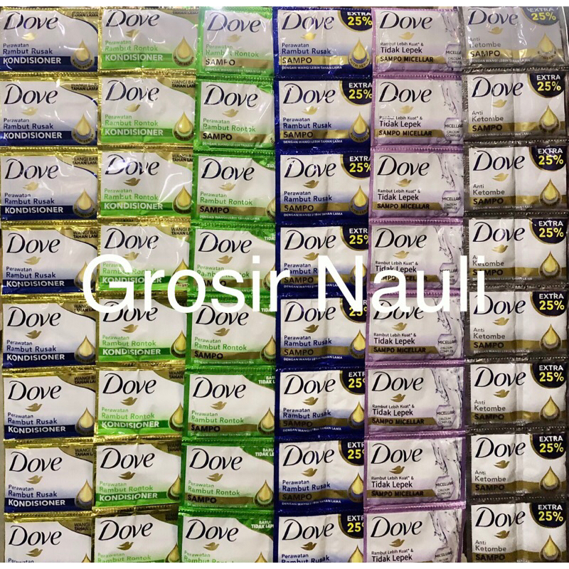 Jual Unilever Shampo dove | sampo dof daf | 1 renceng 12 pcs*10 ml| 1 ...