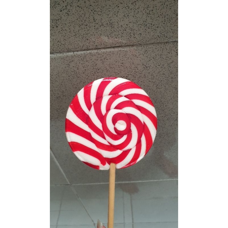 Jual Permen Natal Christmas candy lolipop Bulat 7cm | Shopee Indonesia