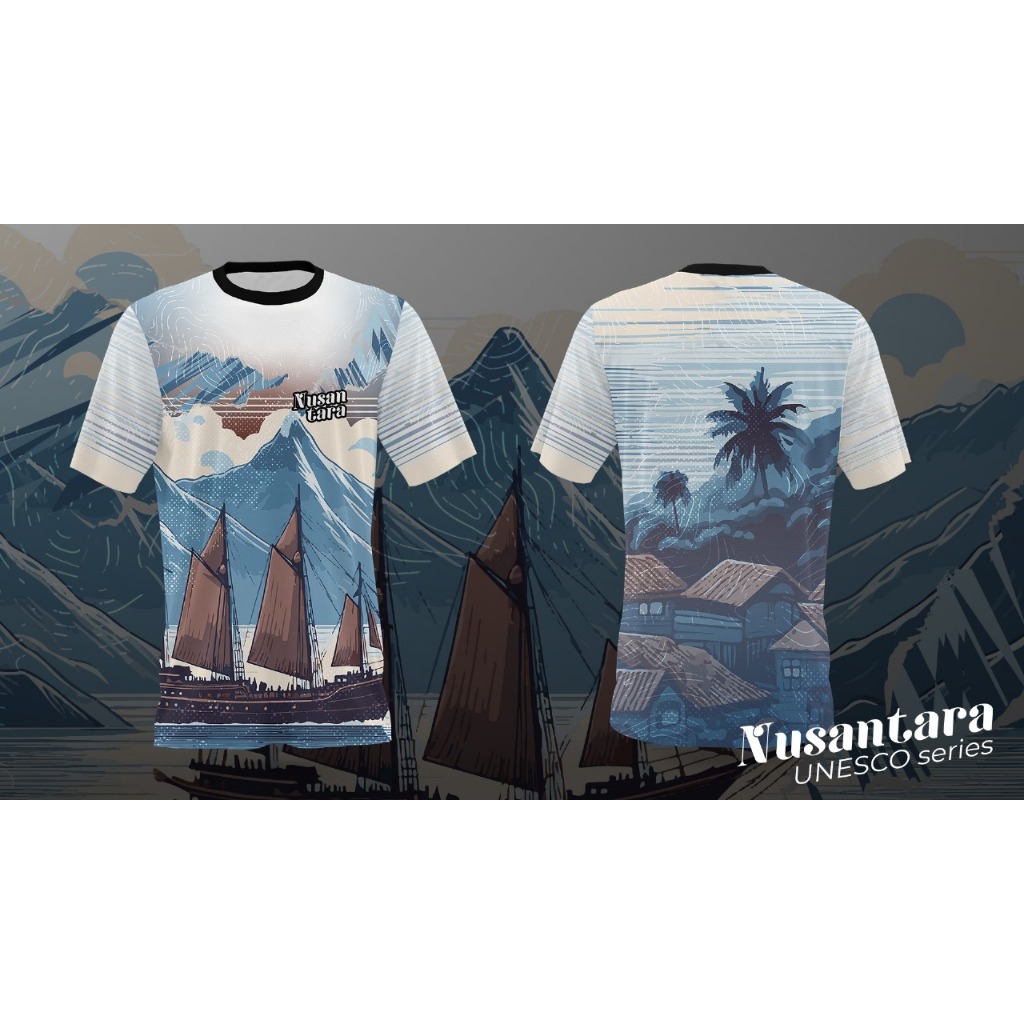 Jual Kaos Badminton Premium Nusantara Unesco Series 2 - Perahu Pinishi ...