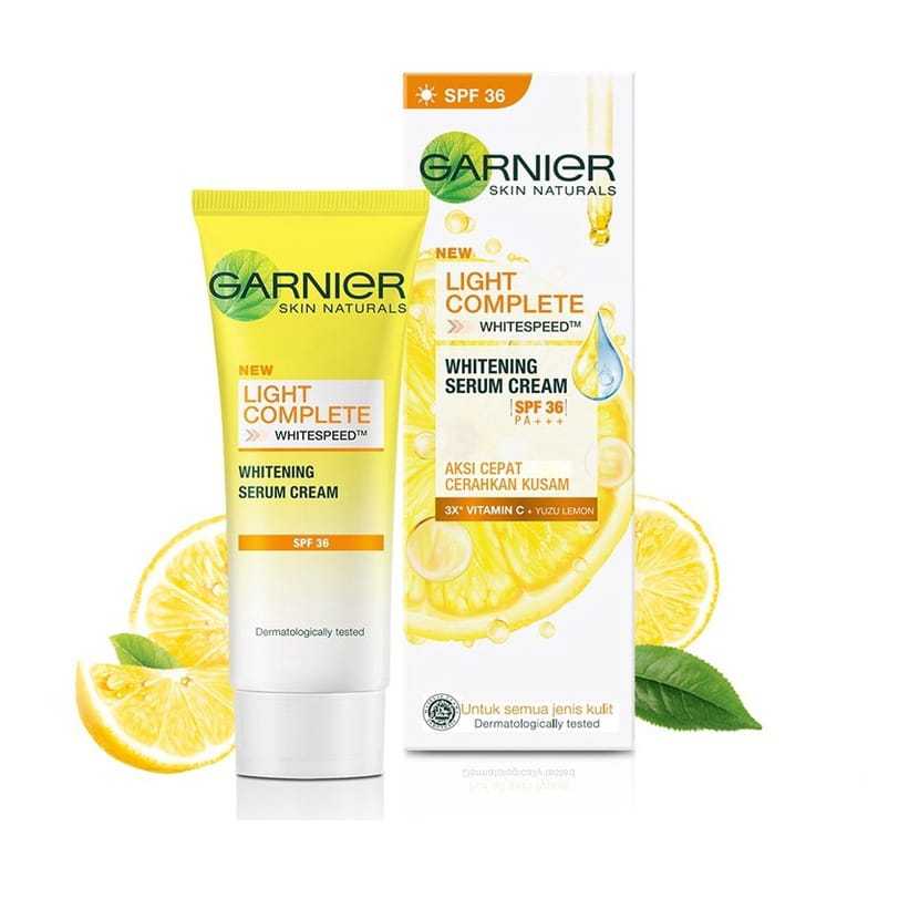 Jual GARNIER SKIN NATURALS BRIGHT COMPLETE VITAMIN C SERUM CREAM SPF 36 20ML | Shopee Indonesia