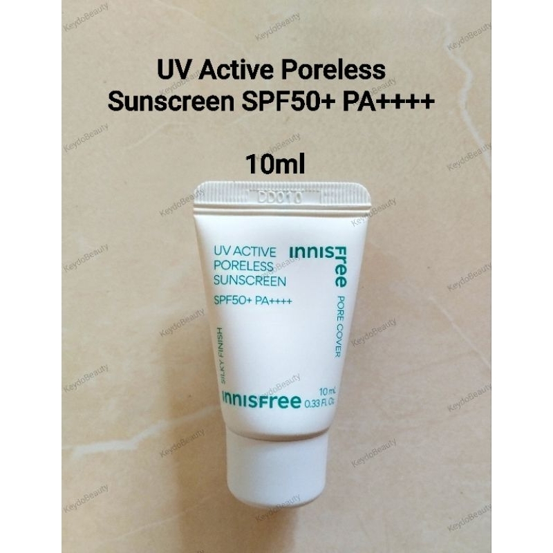 Jual Innisfree UV Active Poreless Sunscreen SPF50+ PA++++ 10ml(Exp 2027 ...