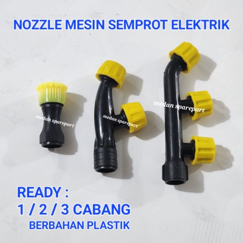 Jual Nozzle Spuyer Sprayer Tangki Elektrik Manual 1 mata 2 mata 3 mata ...