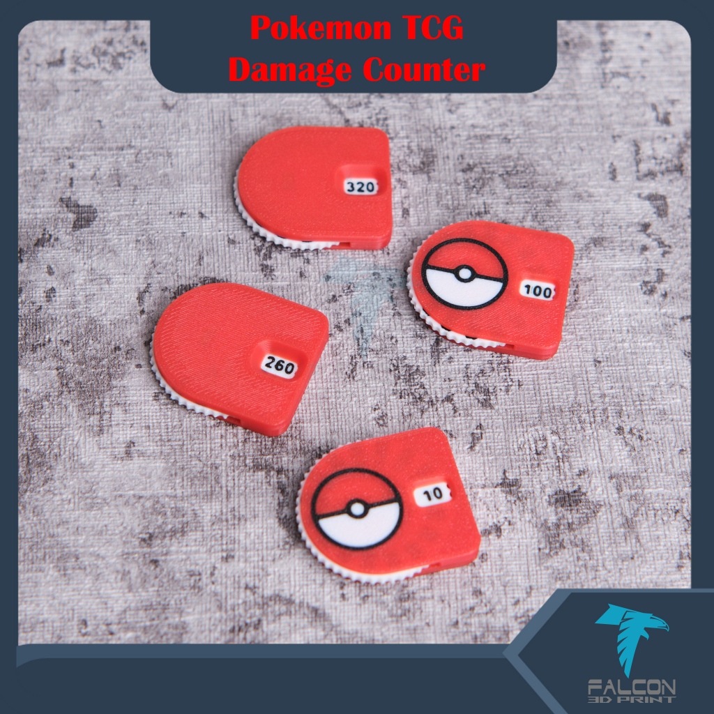 Jual Damage Counter Pokemon TCG Turn Wheel - Falcon3d | Shopee Indonesia