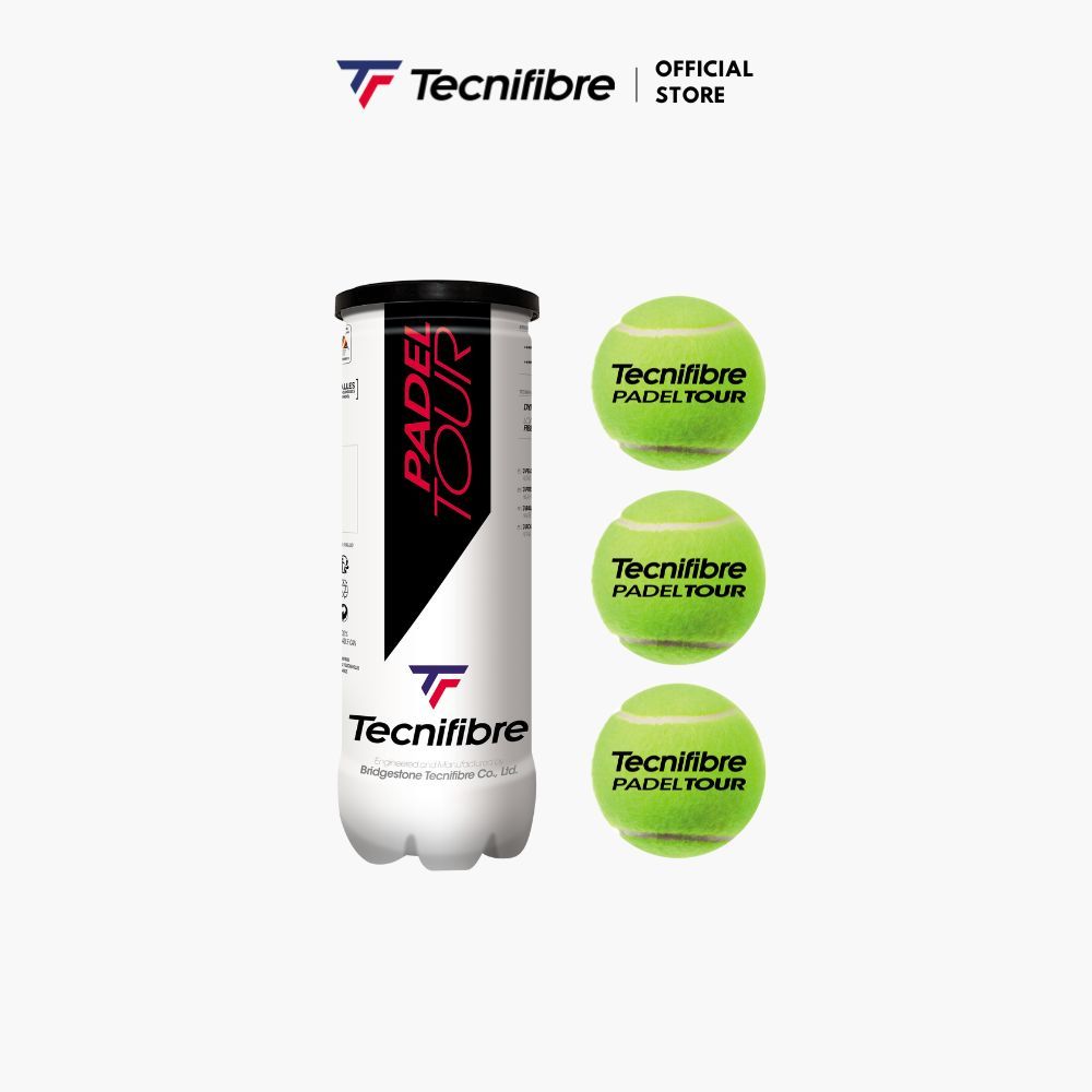 Jual Tecnifibre Padel Ball TOUR - TUBES OF 3 | Bola Padel | Shopee ...