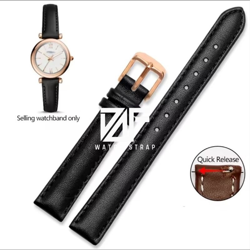 Jual DAF Watch Strap Handmade Strap tali jam tangan kulit asli HITAM ...